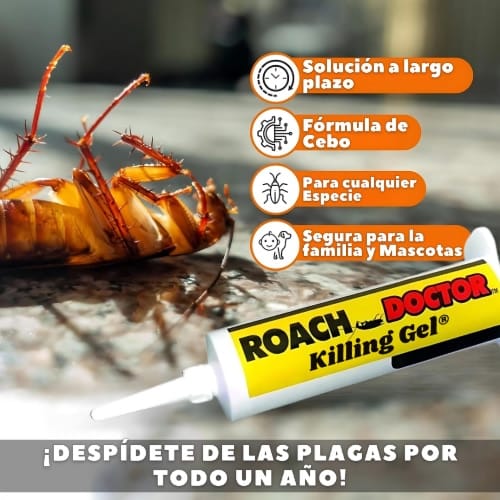 ROACH Original – Gel Exterminador de Cucarachas que Actúa en Horas con Solo una Gota - Tus ...