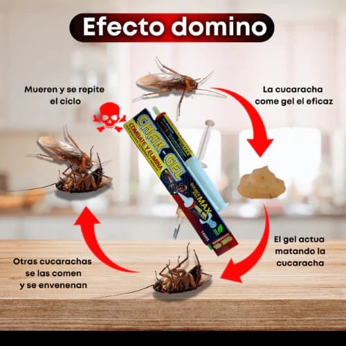 ROACH Original – Gel Exterminador de Cucarachas que Actúa en Horas con Solo una Gota - Tus ...